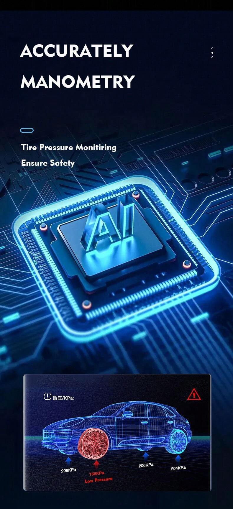 Car Mounted Inflation Pump, Portable Car Mini Inflation Pump, Handheld ...