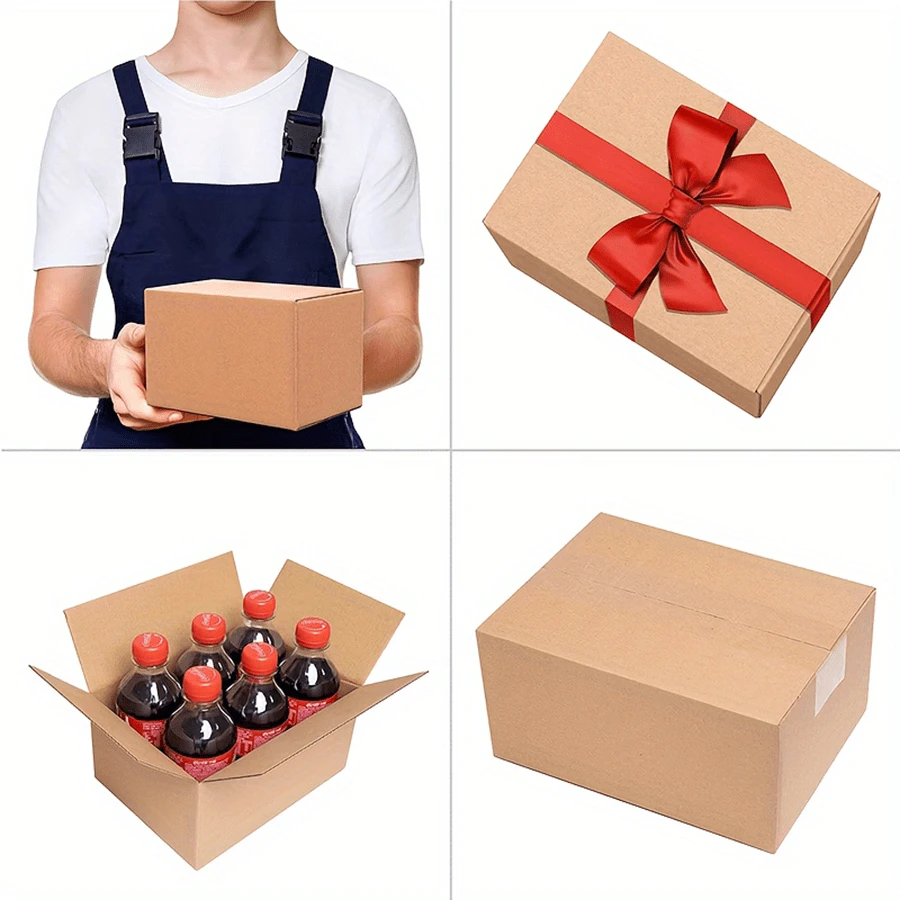 Shipping Cardboard Boxes Mailers 8.27*5.12*4.13 Inches Small Packing ...