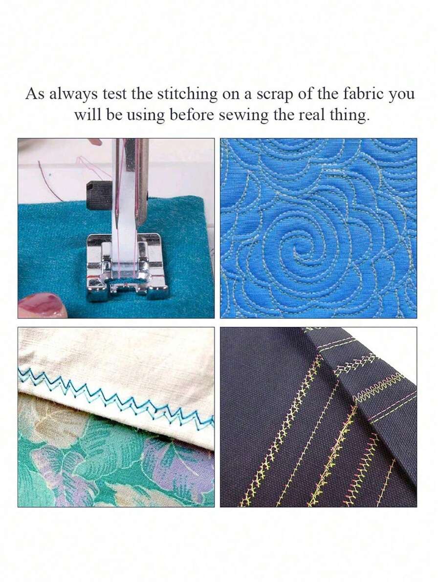 Set Of 3 Household Multifunctional Sewing Machine Double Needle Twin ...