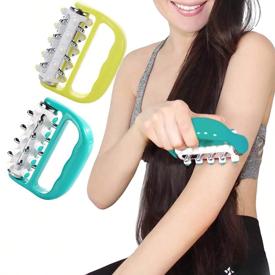 Steel Column Lymphatic Drainage Massager (Green), Personal Handheld ...