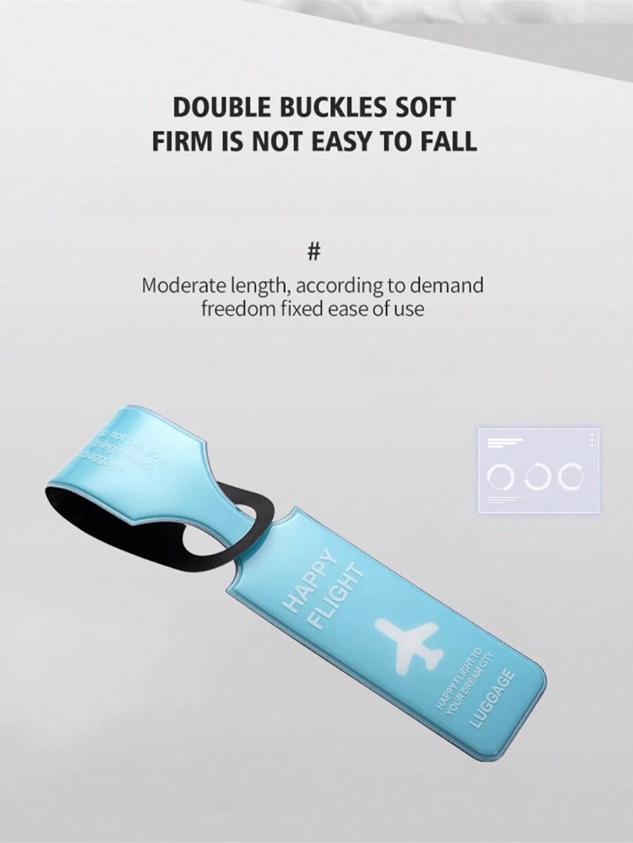 Pvc Boarding Pass Soft Rubber Luggage Tags Long Strip Luggage Tags ...