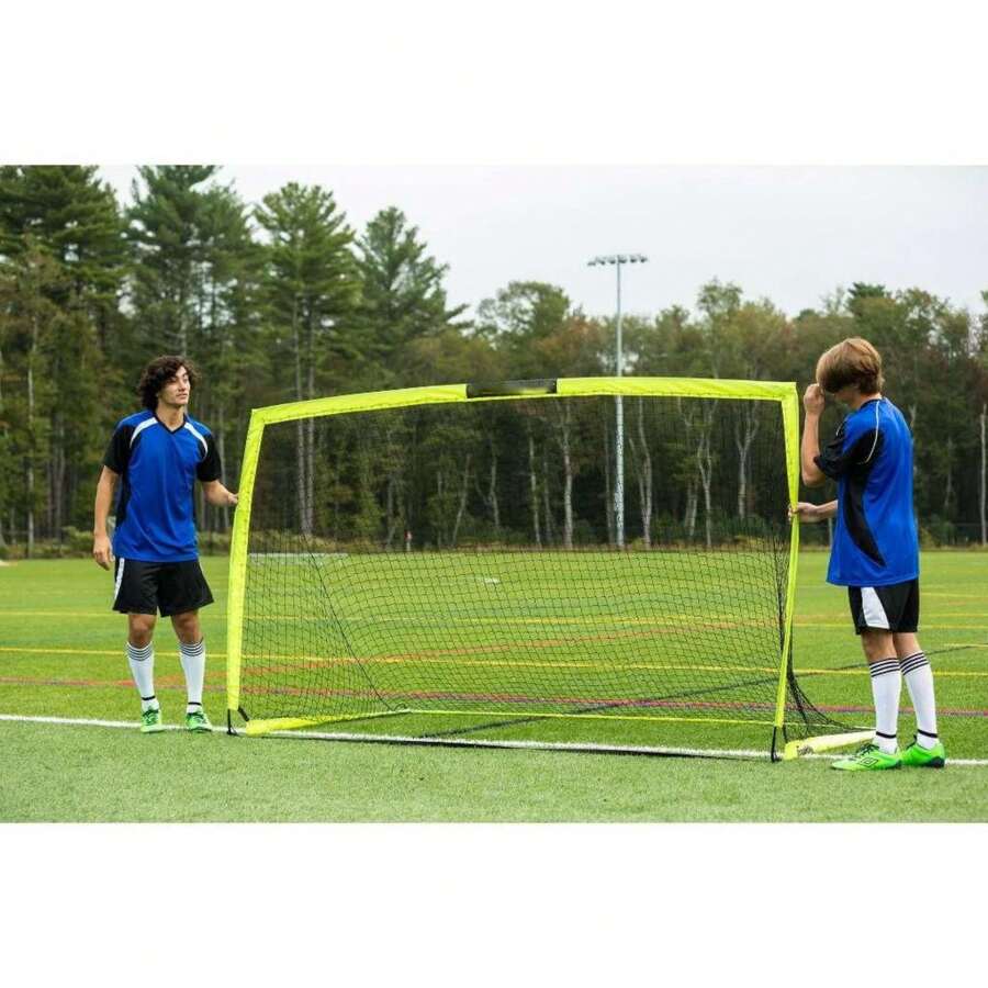 Backyard Soccer Goal - Portable Pop Up Soccer Nets - Youth + Adult ...