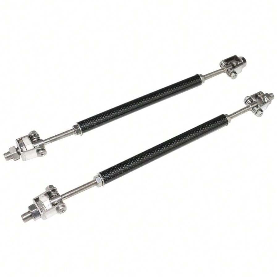 Universal Adjustable Splitter Rods Black Silver 8-10.6 Inch Strut Rods ...