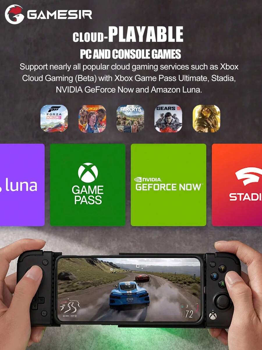 GAMESIR GameSir X2 Pro Android ゲームパッド、Microsoft 公式ライセンス製品、モバイル ゲーム ...