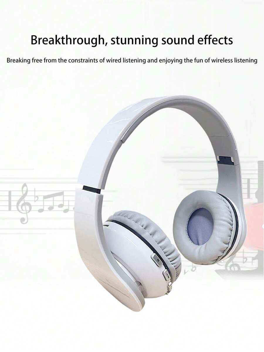 Wireless Headphones, Over Ear Wireless Noise Cancelling Headphones With ...