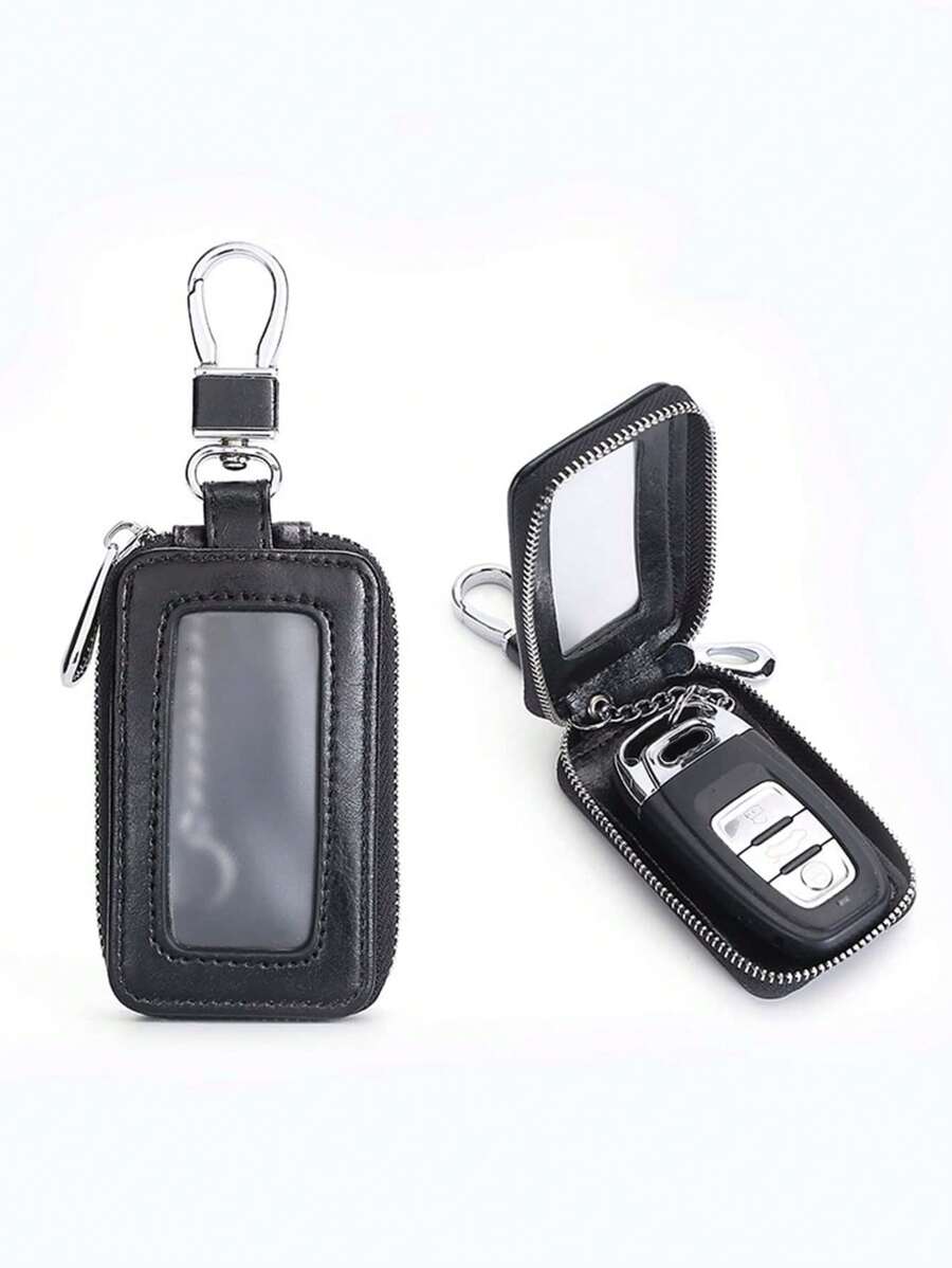 Universal Premium Car Key Fob Case Genuine Leather Car Smart Key Fob ...