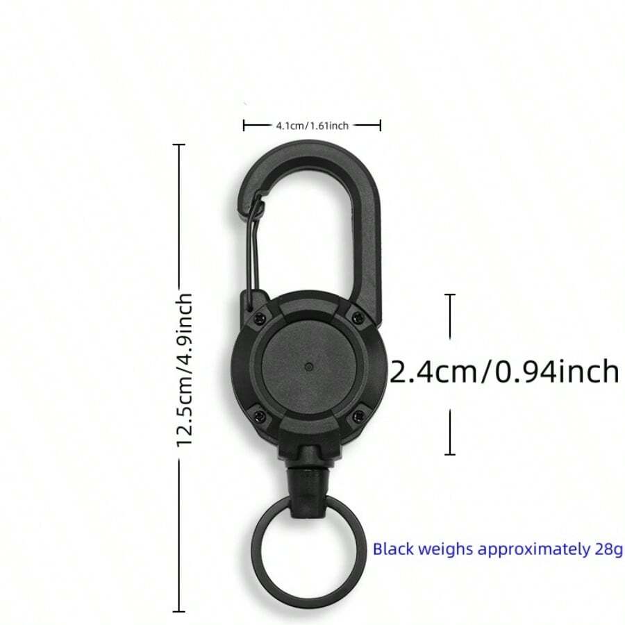Tactical Telescopic Keychain With Automatic Telescopic Steel Wire Rope ...
