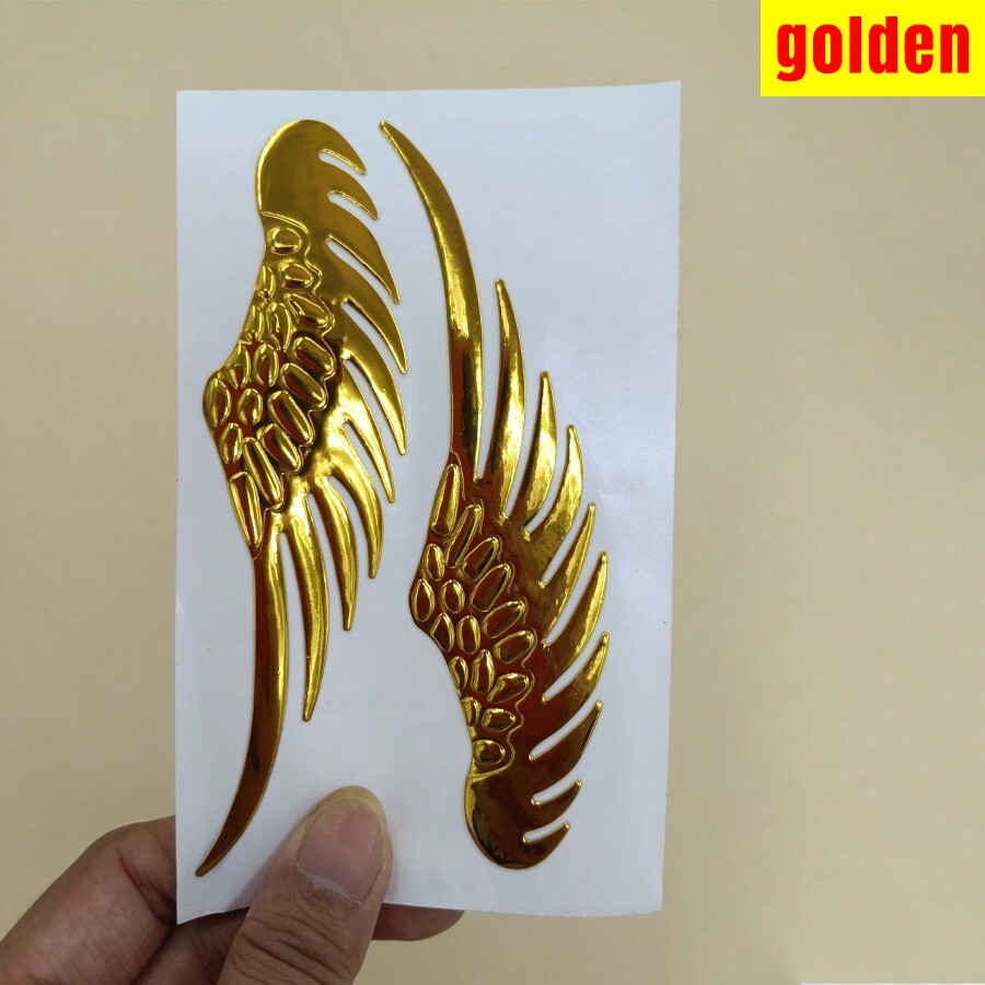2pcs/1set Angel Wings Eagle Wings Sticker, Pvc Stereo Sticker, Car ...