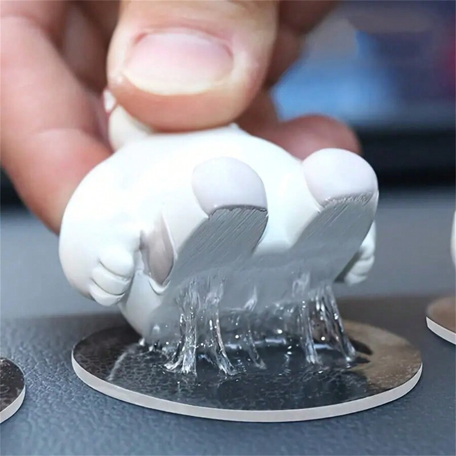 Car Transparent Traceless Adhesive Sticker Circle Shaped Diameter 1 ...