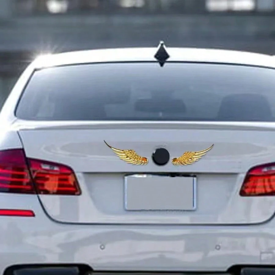 2pcs/1set Angel Wings Eagle Wings Sticker, Pvc Stereo Sticker, Car ...