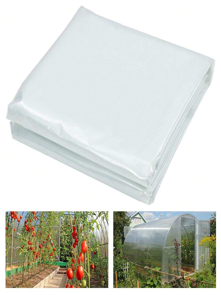 16FT X 25FT Greenhouse Film, Greenhouse Plastic Sheeting Polyethylene ...