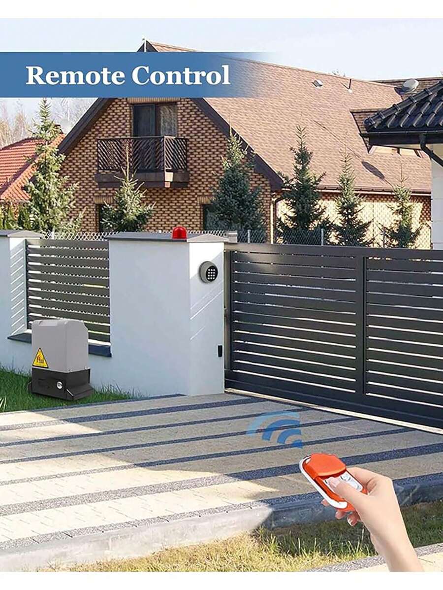Automatic Sliding Gate Opener With 2 Remote Controls, APP Control Gate ...