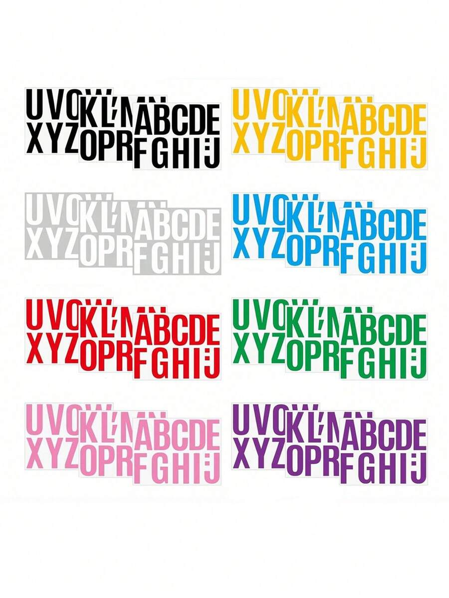 3 Pictures Large Letter Sticker, Letter Sticker Self-Adhesive Letter ...