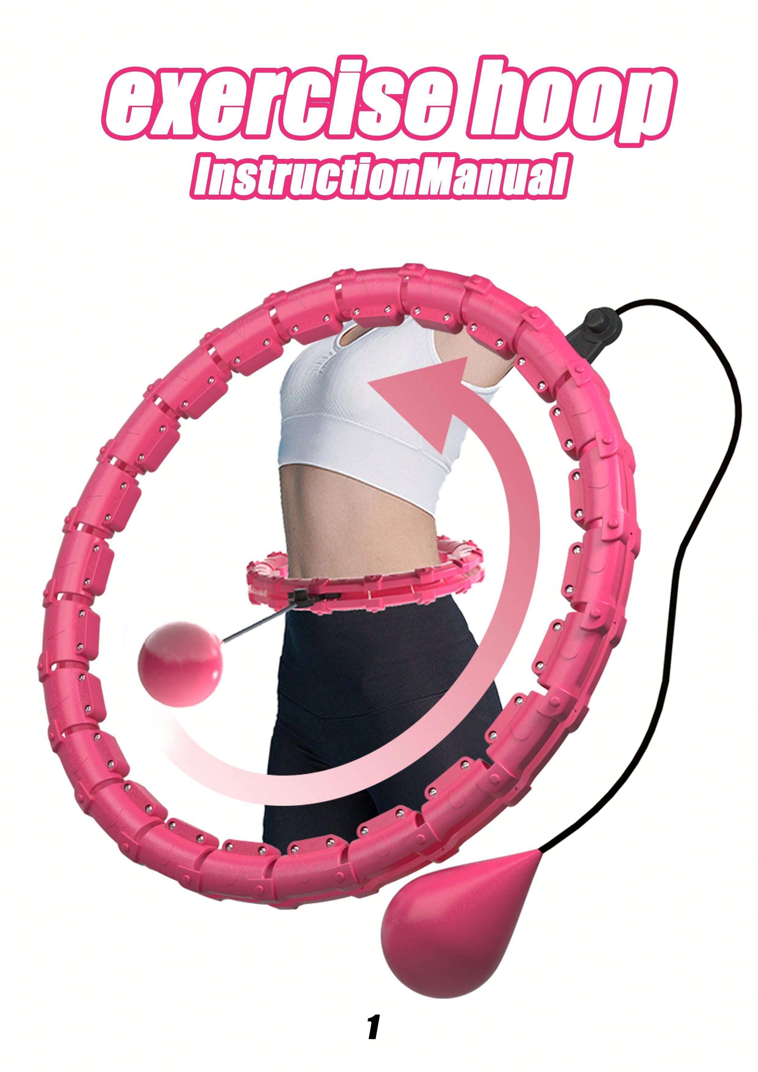 Weighted Hula Hoop With 24-32 Removable Segments, Fitness Ring With ...