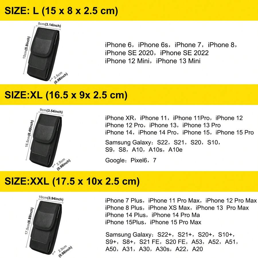 Cell Phone Holster Compatible With Samsung Galaxy S24 Ultra S23 S22 S21 ...