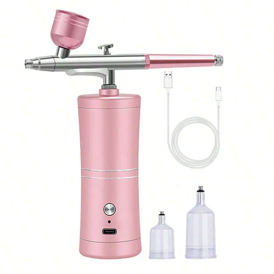 0.3mm Mini Air Compressor Kit Air Brush Paint Spray Gun Airbrush For ...