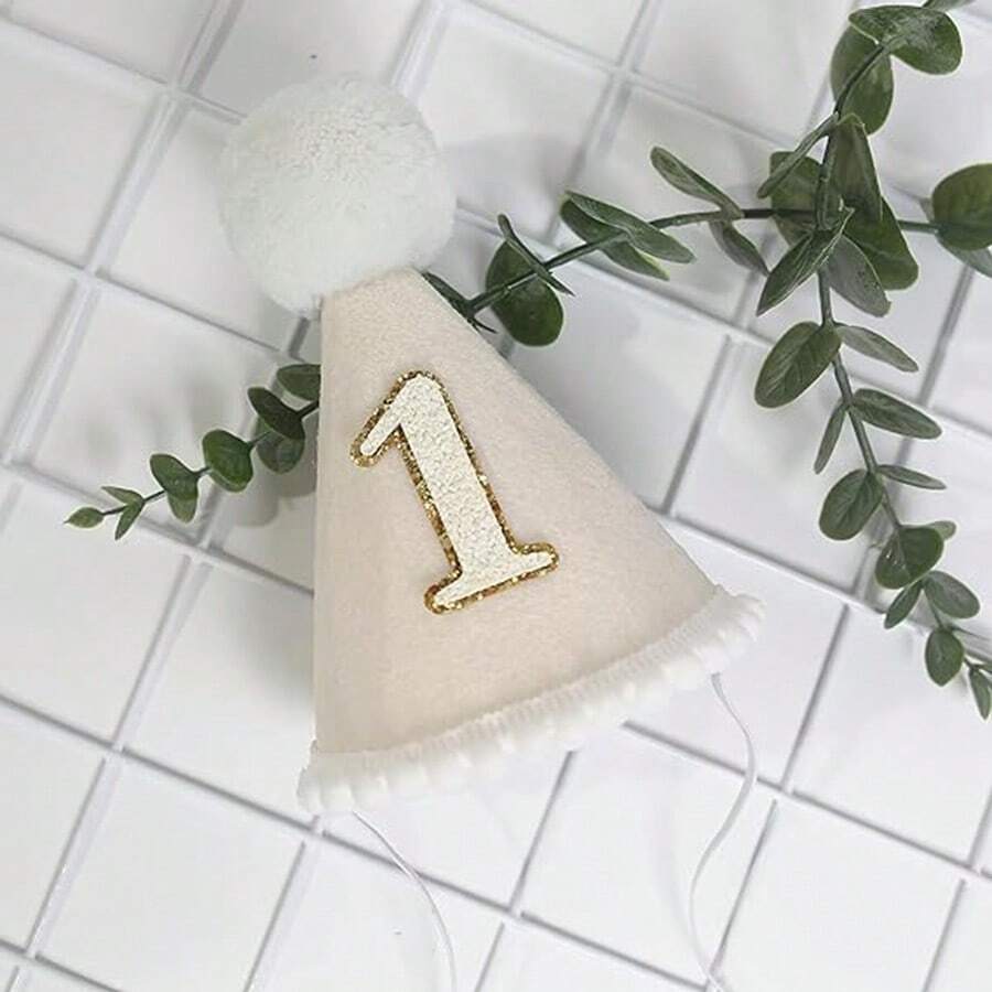 (1pc) Bohemian Style 1st Birthday Party Hat, Bohemian Style Cone Shaped ...