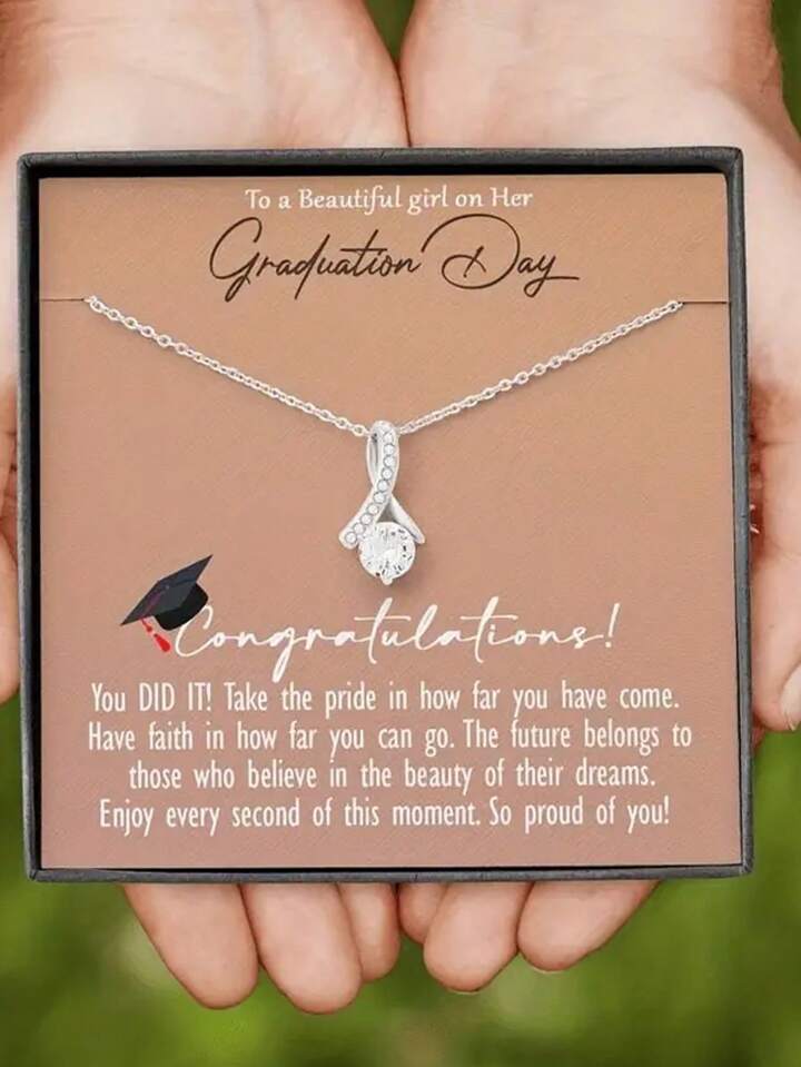 Necklace for daughter graduation store