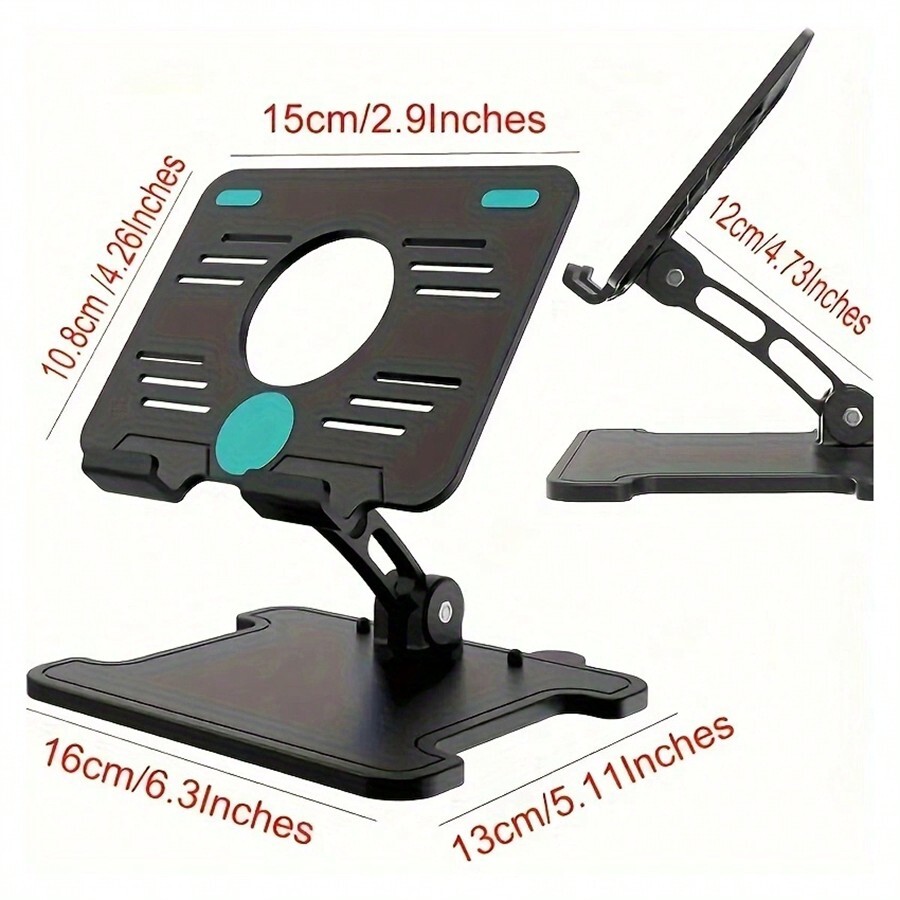 New 360 Degree Rotating Tablet Stand, Foldable Height-Adjustable ...