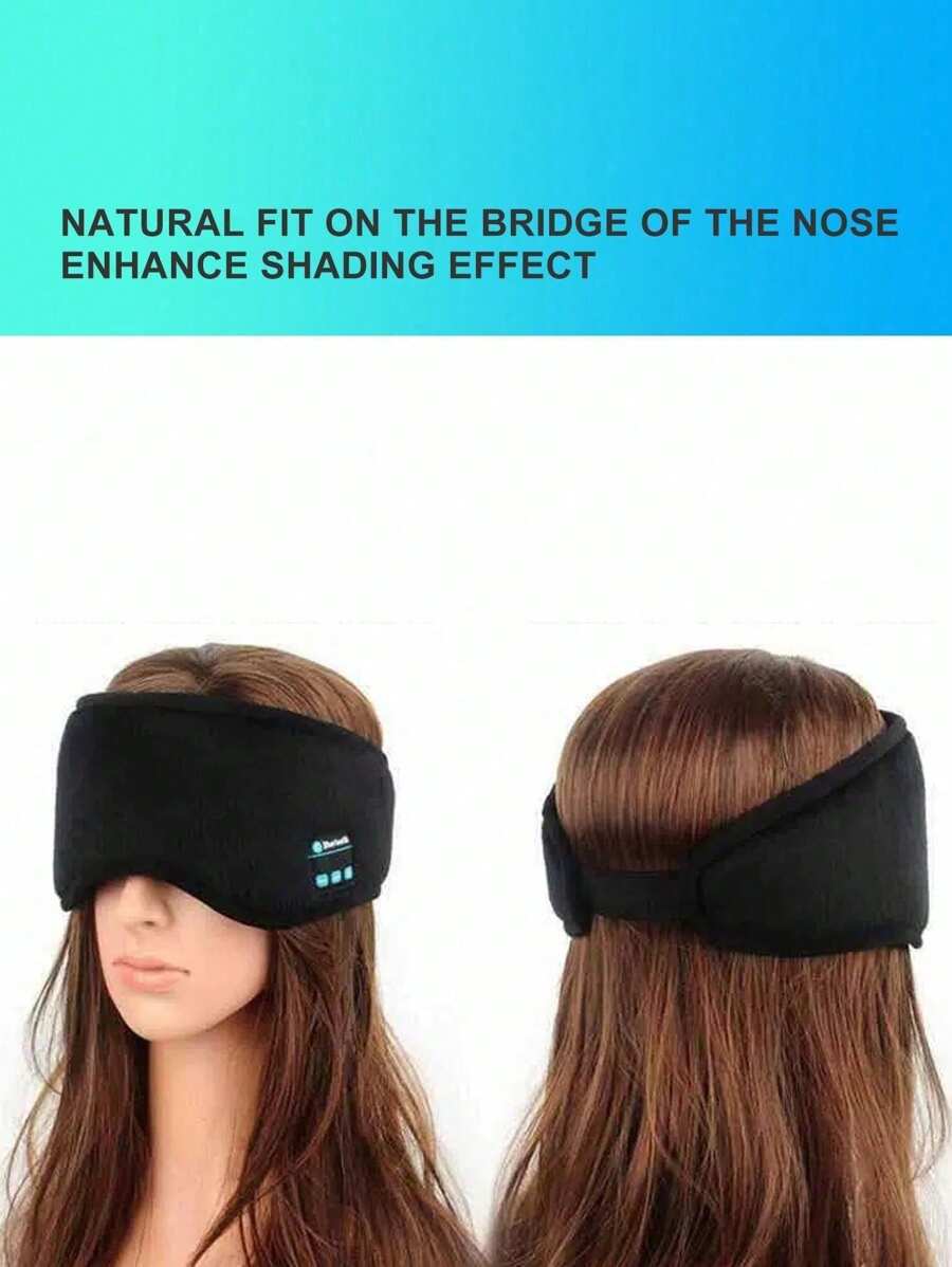 5.0 Bluetooth Music Eye Mask Wireless Intelligent Light Shielding Eye ...