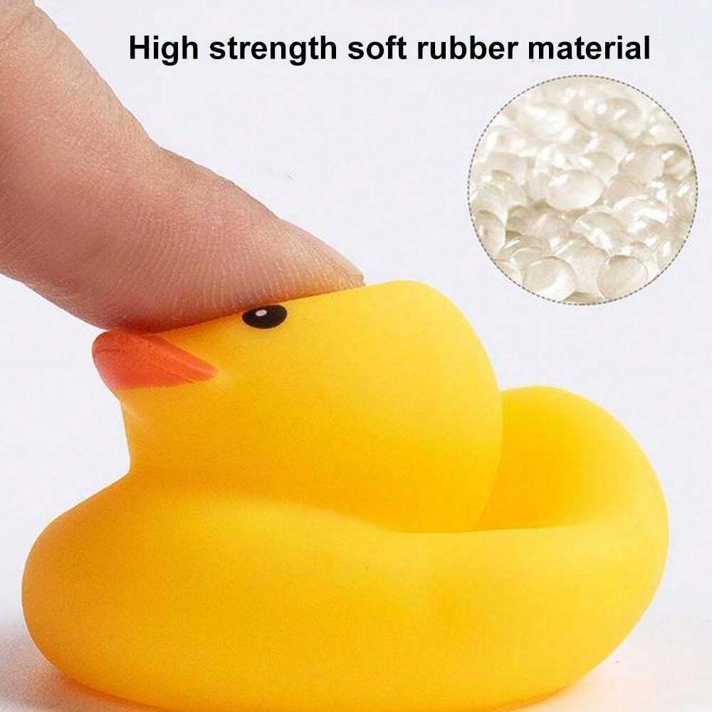 Large Rubber Duck Bath Toy - Squeaks And Floats In Water, Soft And ...