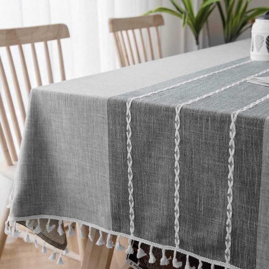Tablecloths For Rectangle Tables,Cotton Linen Table Cloth Waterproof ...