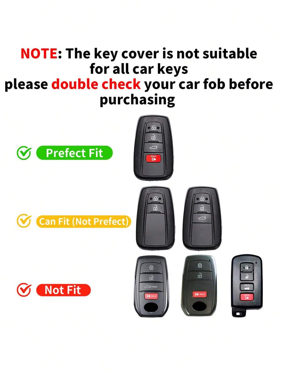 1pc Black Silicone Car Key Protection Case, Anti-Fall, Suitable For ...