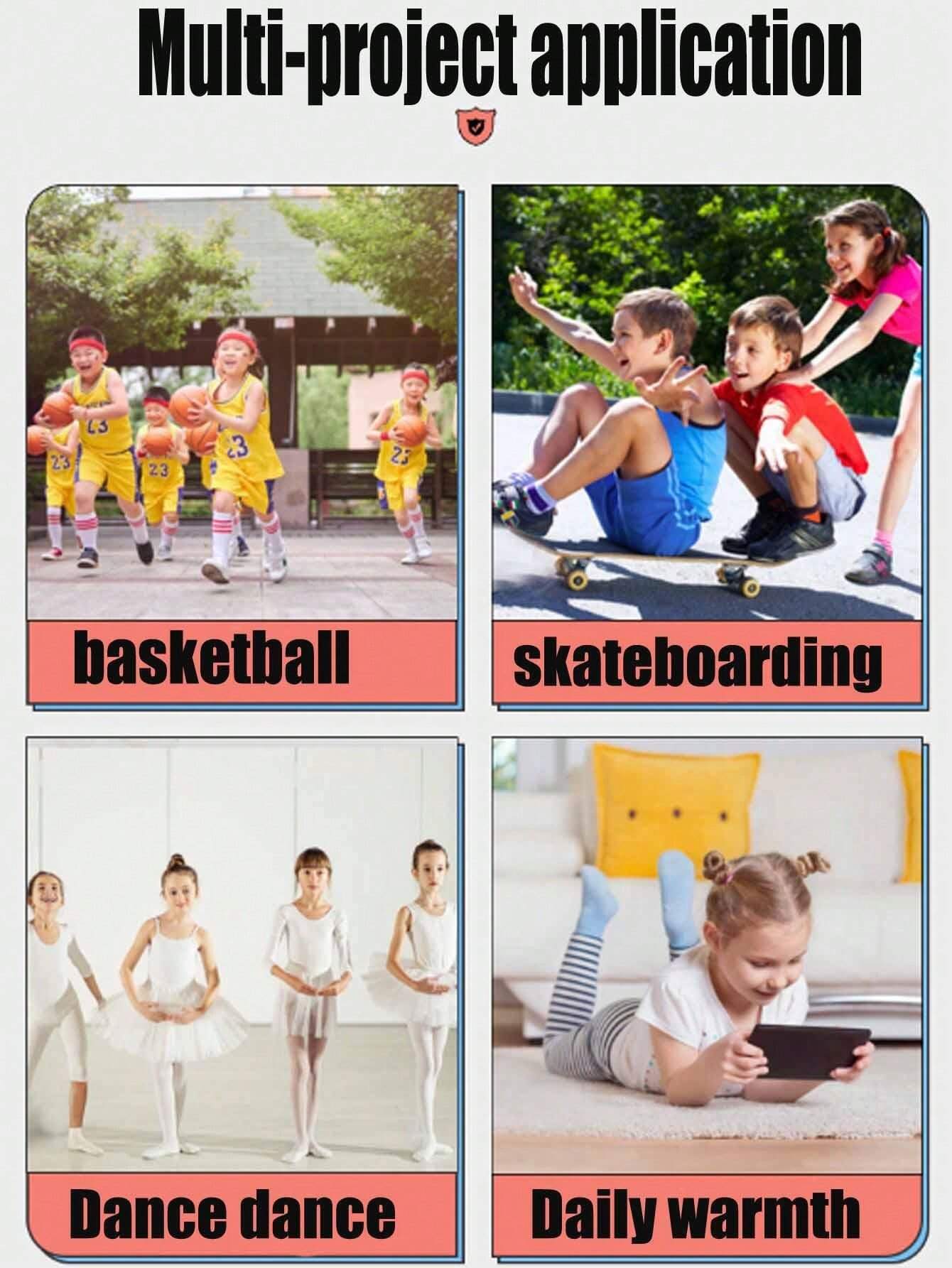 6pcs Kids Boys Girls Protective Gear Set, Knee Elbow Pads And Wrist ...