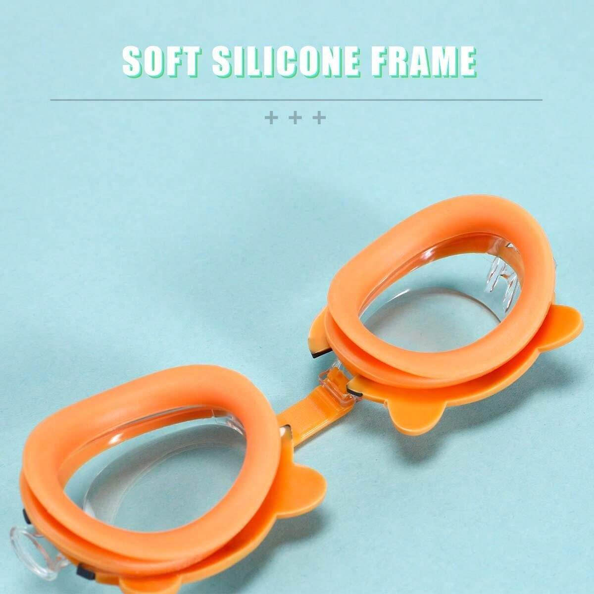 PEAK PEAK Cartoon Waterproof Swimming Goggles, 1pc, Orange Cartoon ...