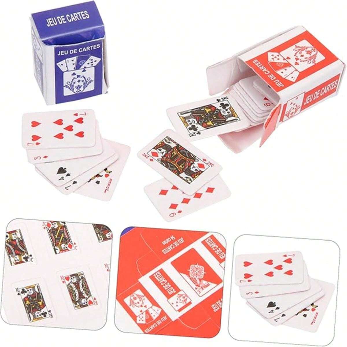 1pc Miniature Poker Cards, Pocket-Sized Playing Cards For Fun Party ...