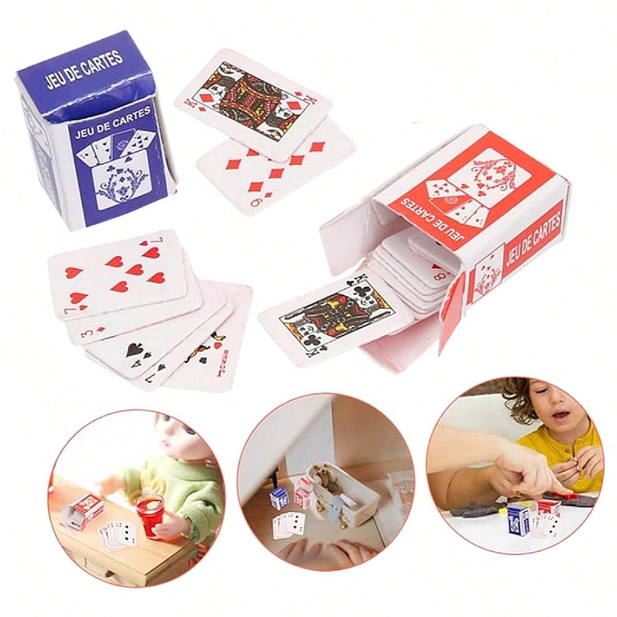 1pc Miniature Poker Cards, Pocket-Sized Playing Cards For Fun Party ...