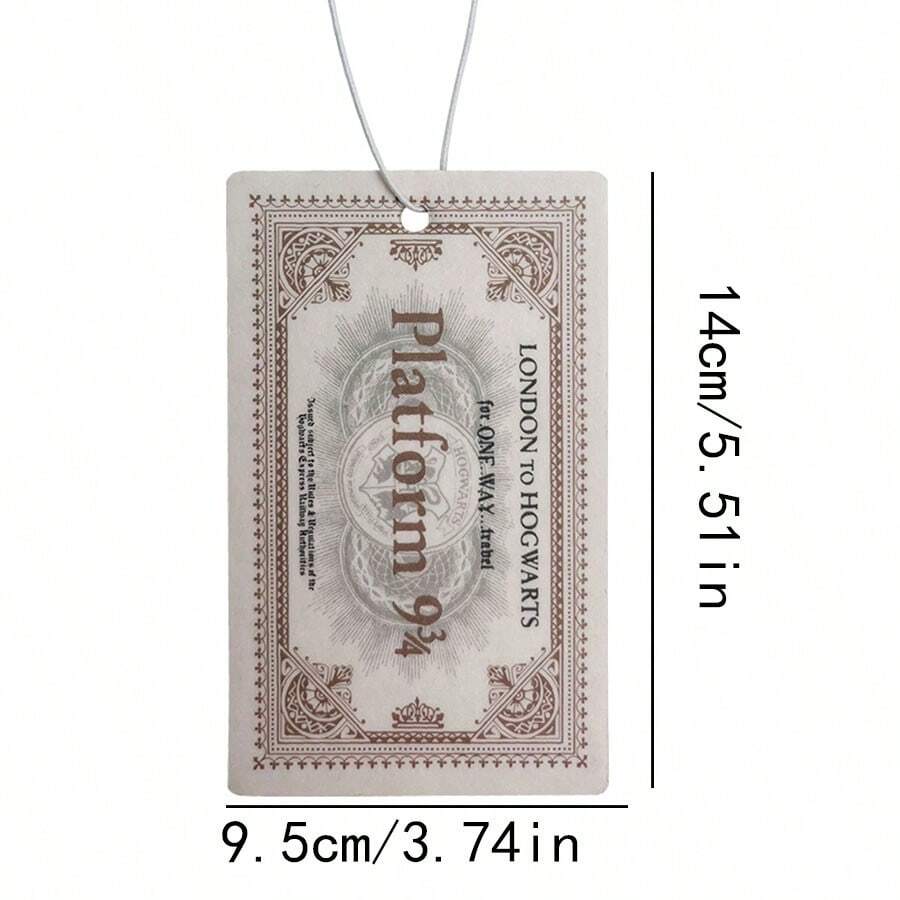 1 Piece Of Ticket 9 And Three Quarters Scented Bookmark, Which Can Also ...
