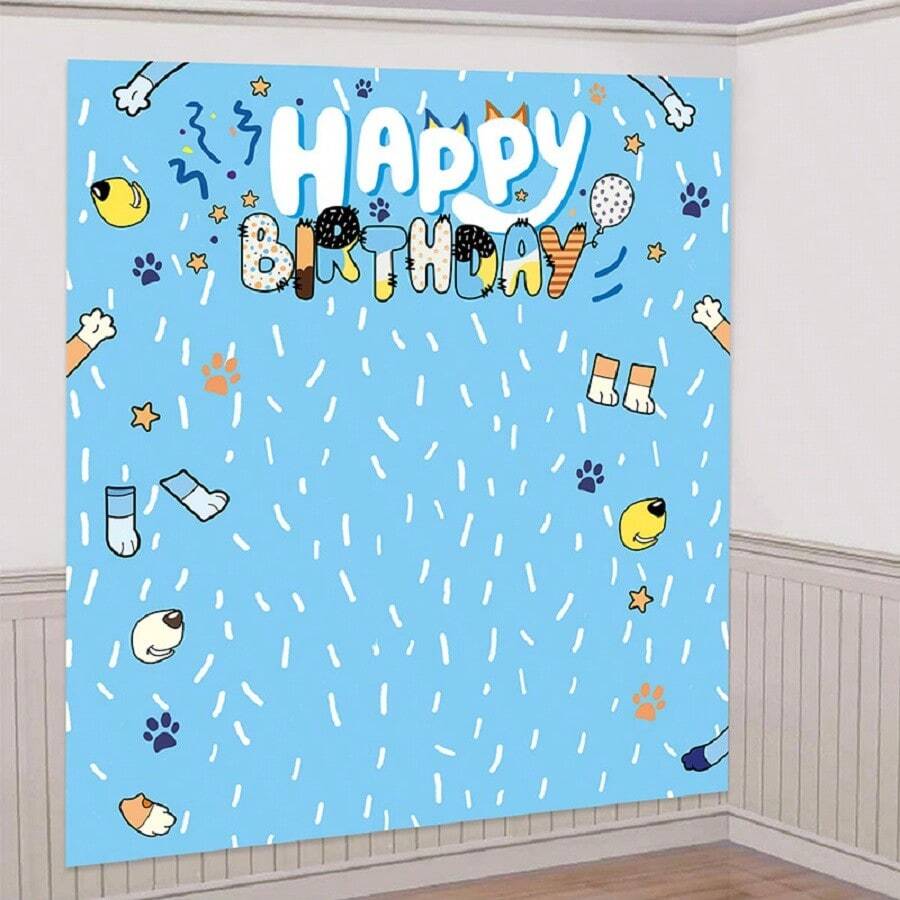 Print Birthday Party Backdrop Wallpaper Photo Shooting Props Backdrop ...