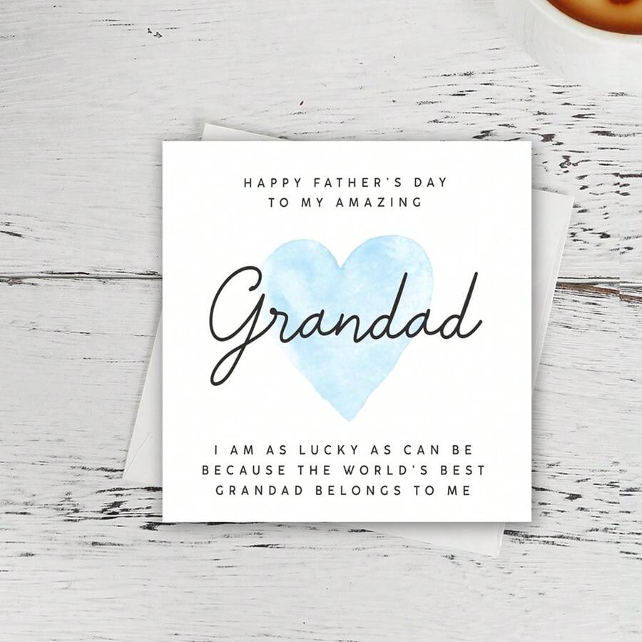 Father's Day Gift For Grandpa, Amazing Grandpa Card, Father's Day ...