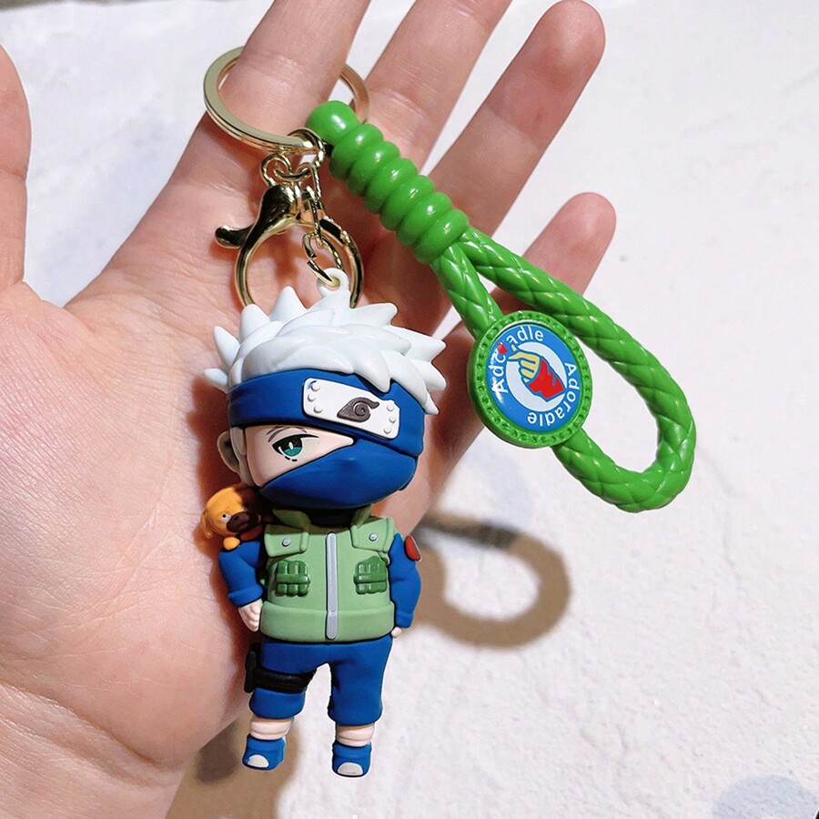 Toy Keychain Anime Figure Jiraiya Hatake Kakashi Silicone Pendant ...