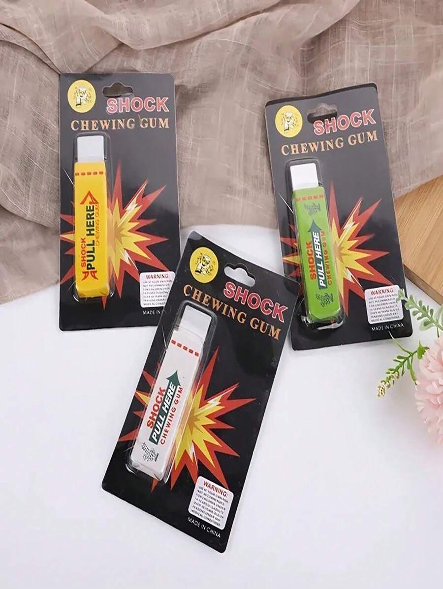 Electric Shock Chewing Gum Prank Toy Shocking Gum | SHEIN USA