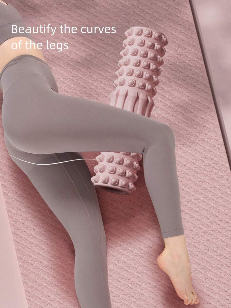1pc Muscle Relaxation Foam Roller, Leg Slimming Massage Stick For Home ...