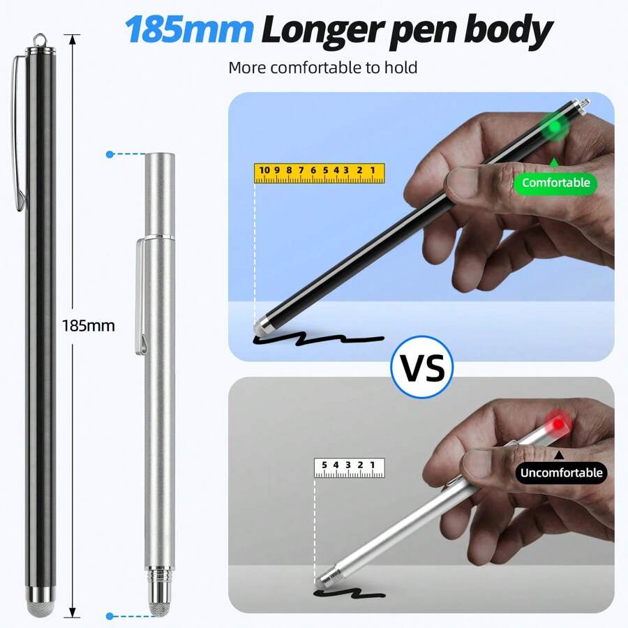 Langer Stylus Stift 18,5M kapazitive Tablet Touchscreen Stift für IPad ...