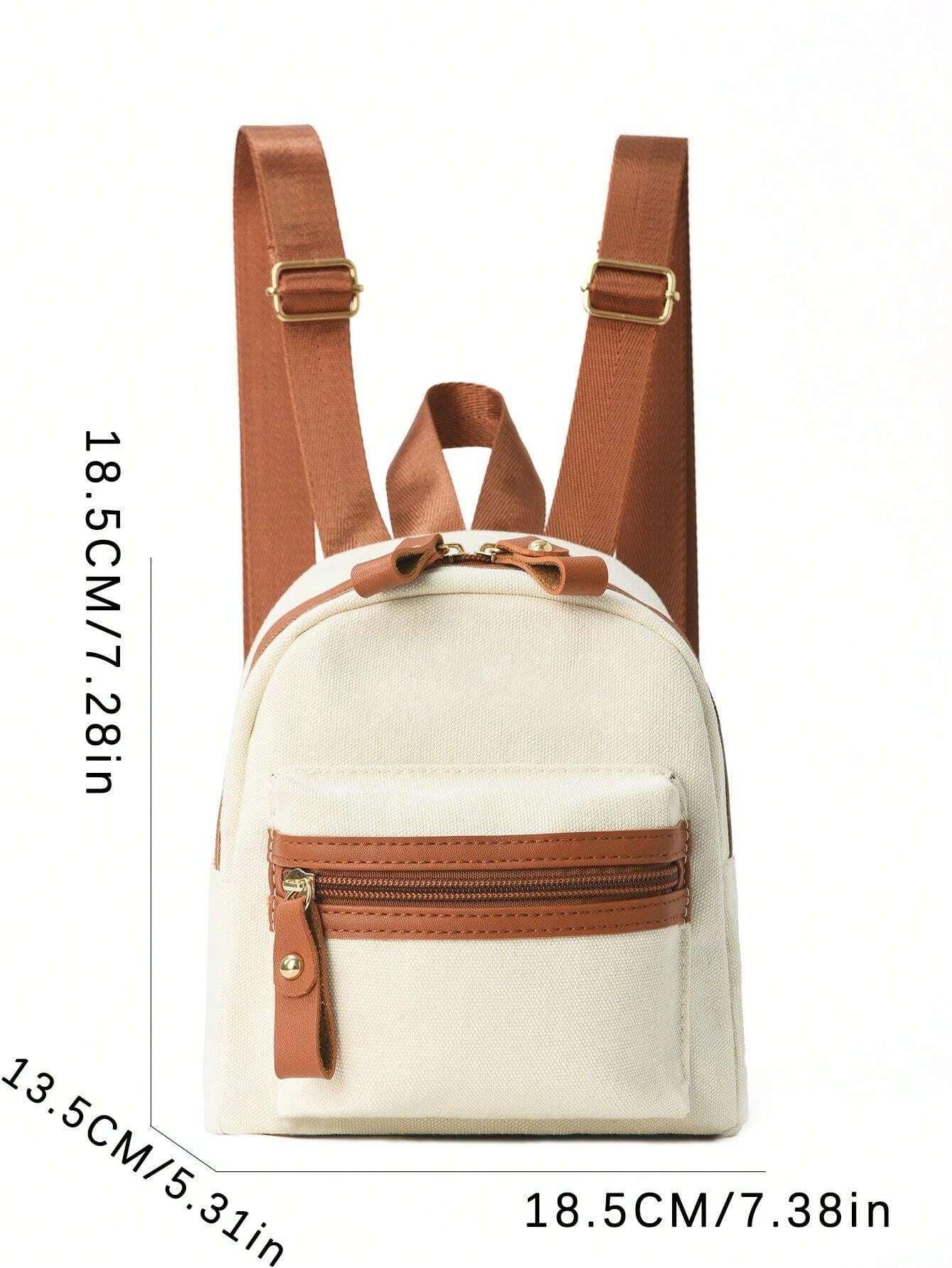 Minimalist And Fashionable Backpack With Basic Commuting Color Blocks ...