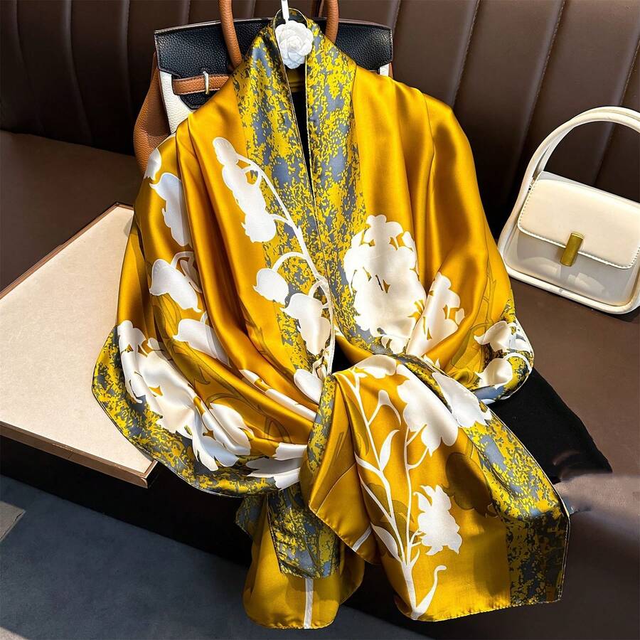 Luxury Brand Fashion Headscarf & Silk Scarf Women Autumn/Winter High ...