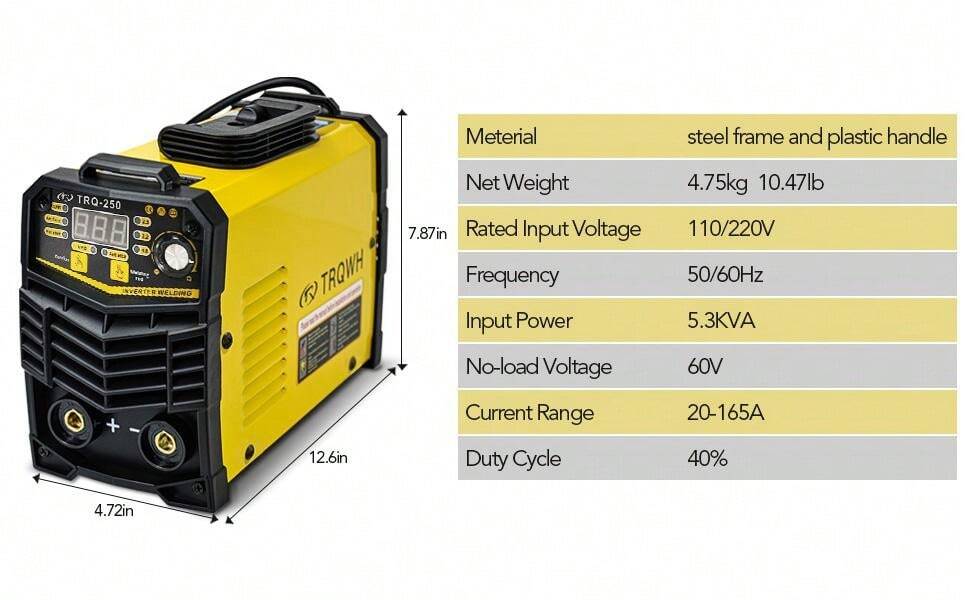 TRQWH 165A Welding Machine 110V/220V Stick Welder ARC Welder Machine ...