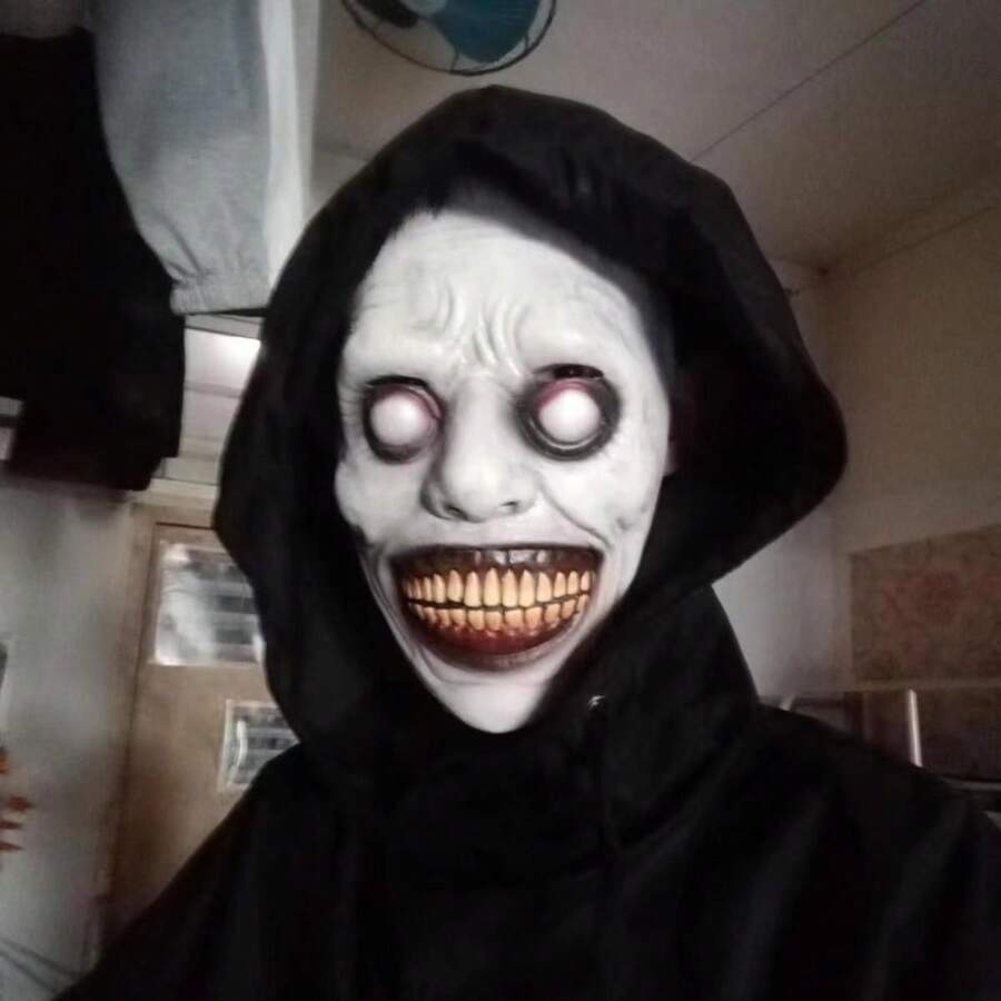 1pc Terrifying Halloween Mask Smiling Devil Terror Mask The Most ...