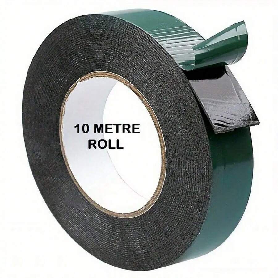 Black Super Strong Sticky Waterproof Adhesive Double Sided Foam Tape ...