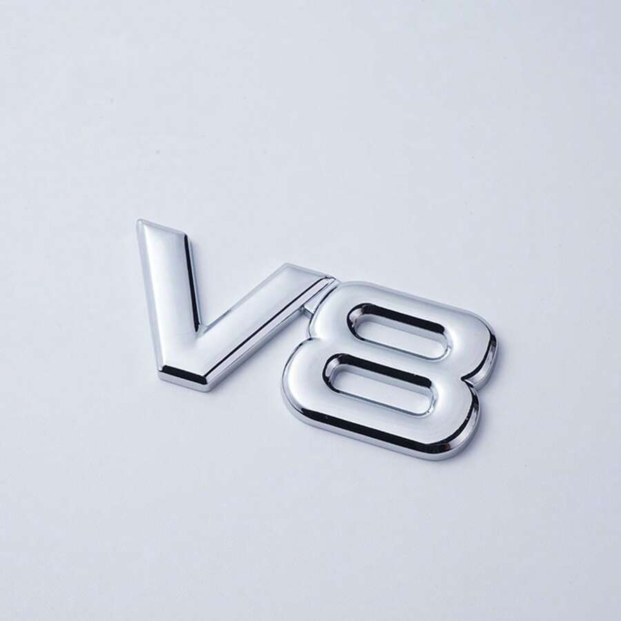 1pc 3D Metal V8 Car Sticker | SHEIN USA