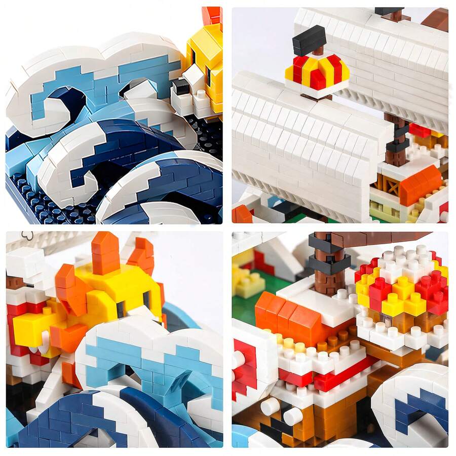 Thousand Ship In A Bottle Sunny Micro Building Blocks Set, Anime Piece ...