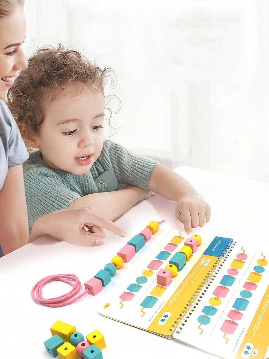Montessori Teaching Aids Hand-Eye Coordination Stringing Beads ... Montessori Teaching Aids Hand-Eye Coordination Stringing Beads ...