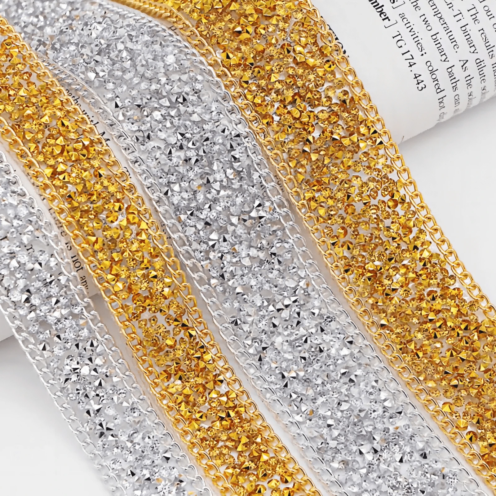 Adornos para vestuario de bricolaje con diamantes de imitación de ...