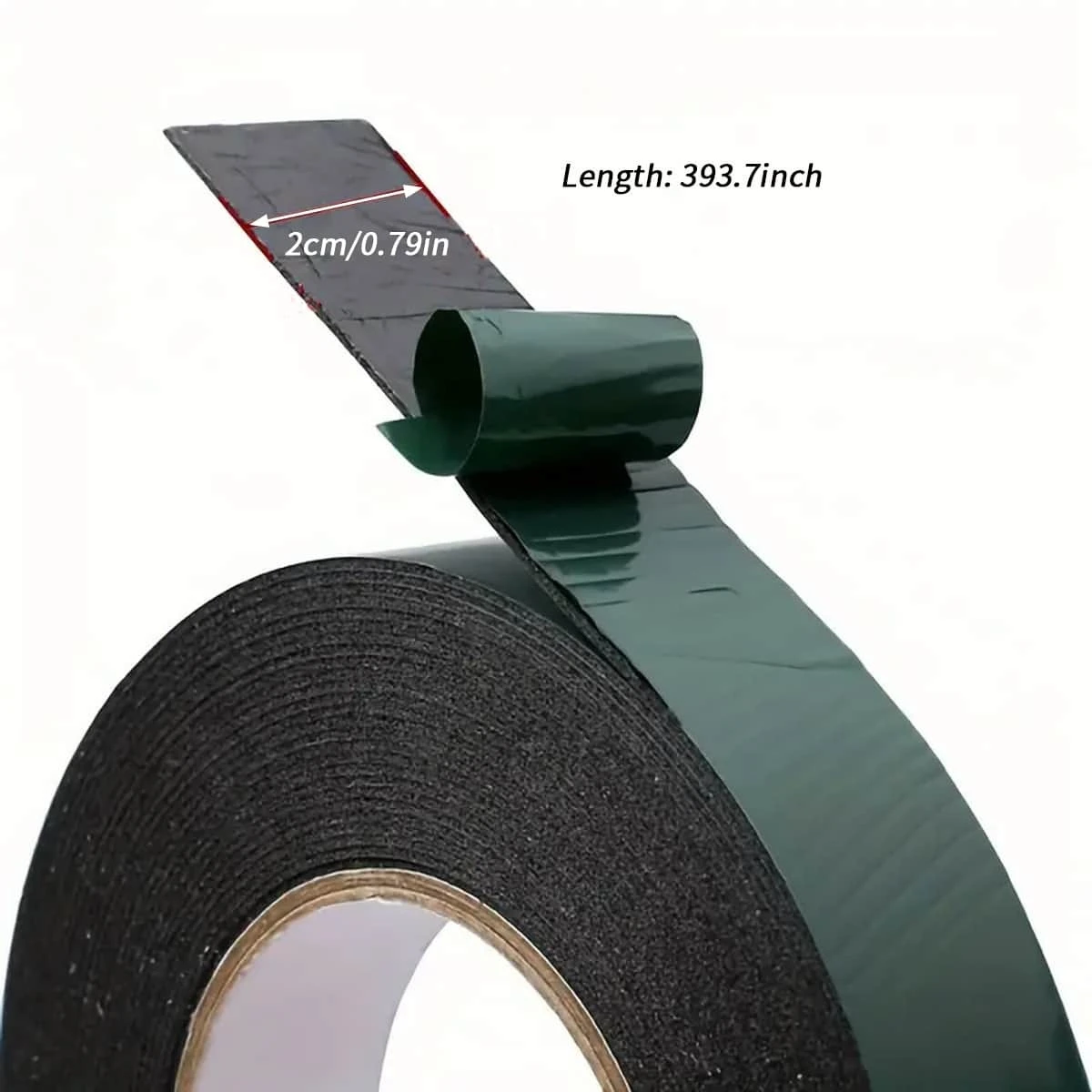 Black Super Strong Sticky Waterproof Adhesive Double Sided Foam Tape ...
