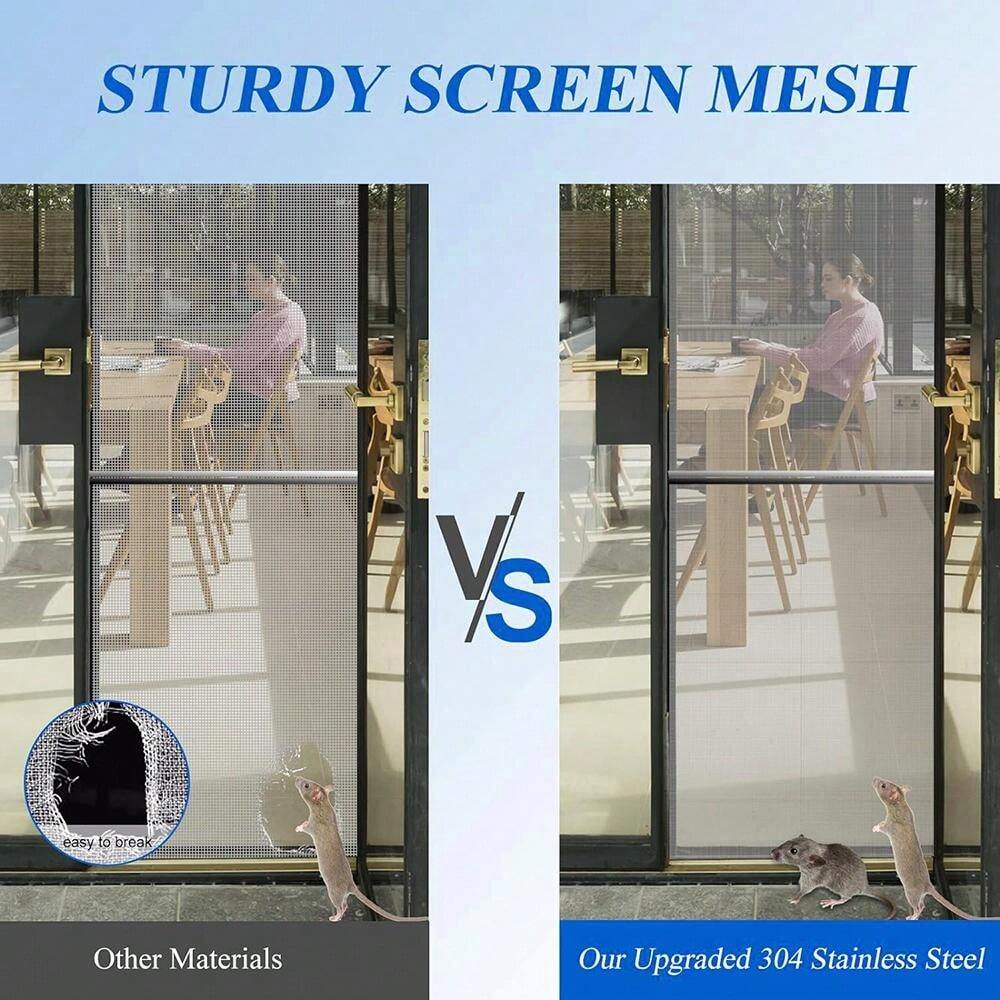 1pc 30cm X 90cm Stainless Steel Woven Wire Mesh, 4-80 Mesh Insect ...