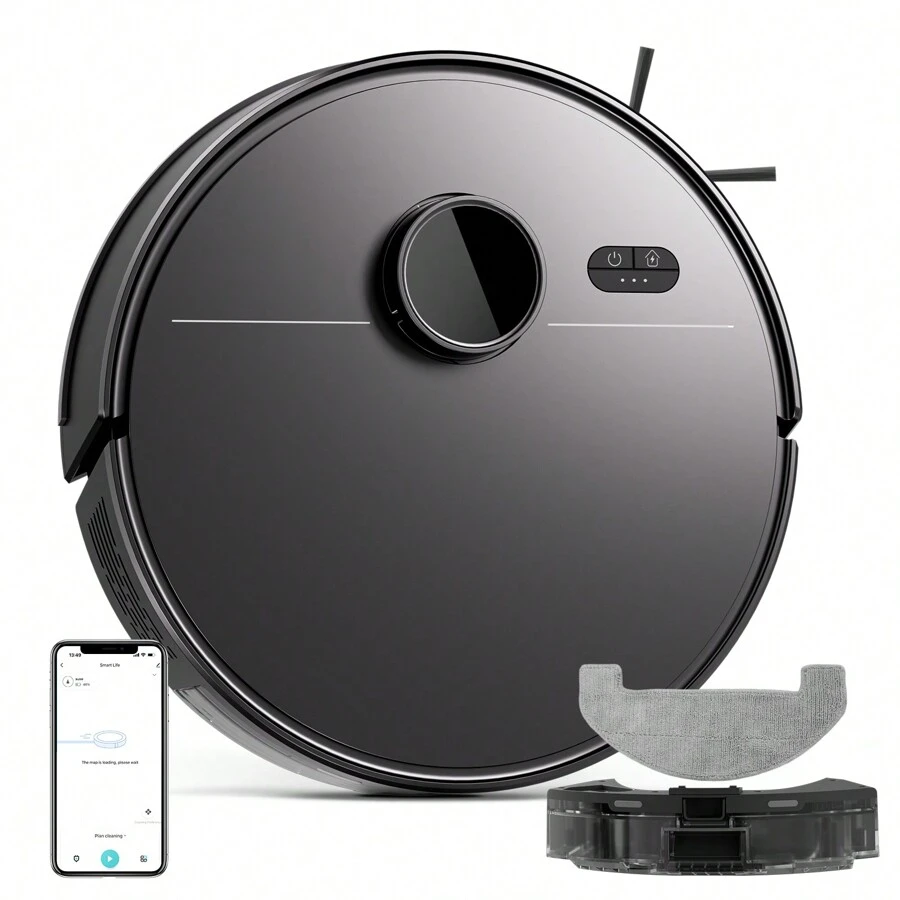 M30 Robot Vacuum Cleaner Lidar, Laser, Strong 3000Pa Suction, WiFi ...